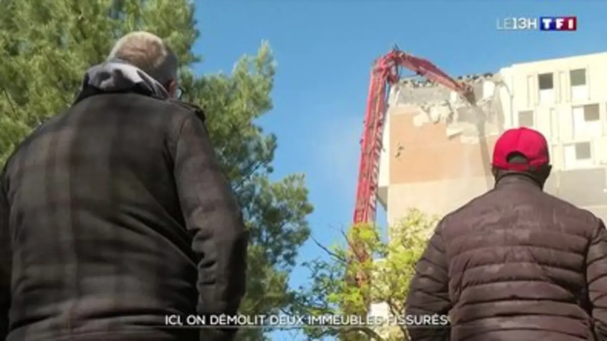 Replay Journal de TF1 du 22/04/2024 : Ici, on démolit deux immeubles fissurés