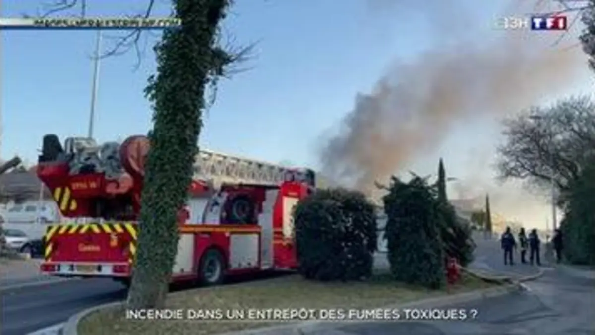 Replay Journal de TF1 du 09/02/2023 : Incendie dans un entrepôt, des fumées toxiques