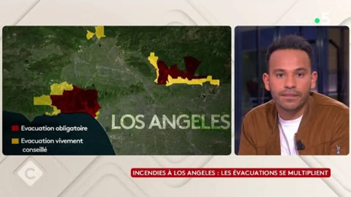 Replay C à vous du 10/01/2025 : Incendies à Los Angeles : les évacuations se multiplient - La ...