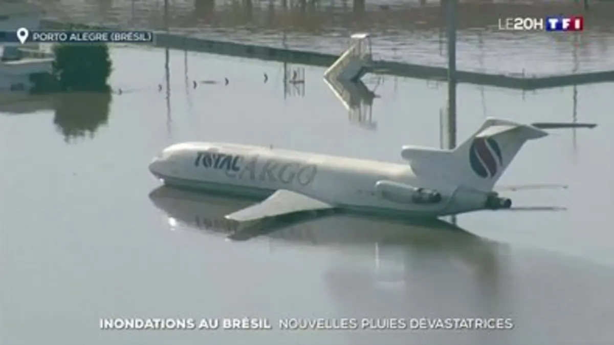 Replay Journal de TF1 du 09/05/2024 : Inondations au Brésil : nouvelles pluies dévastatrices