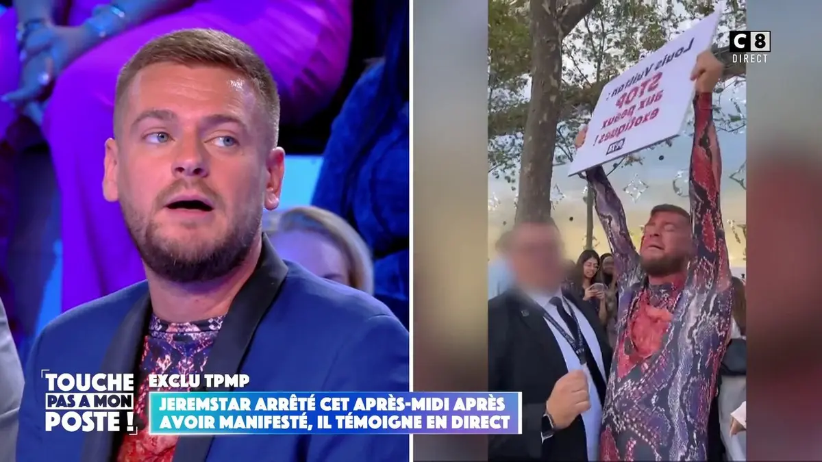 Replay Touche pas à mon poste ! du 03/10/2023 : Jeremstar arrêté pour avoir manifesté contre l ...