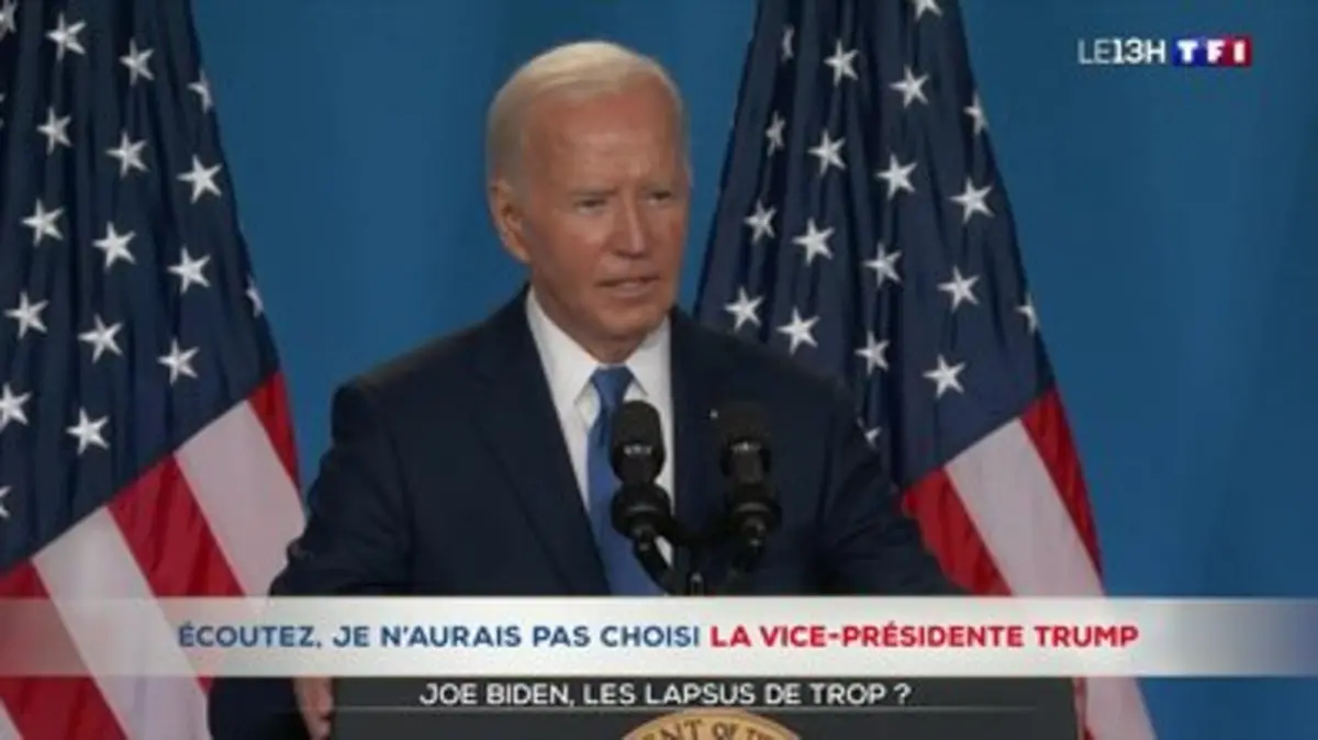 Replay Journal de TF1 du 12/07/2024 : Joe Biden : les lapsus de trop