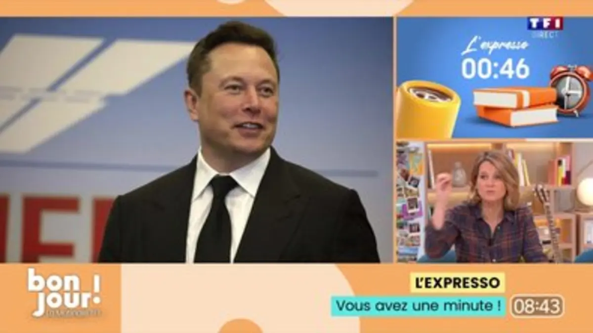 Replay Bonjour ! La Matinale TF1 du 26/11/2024 : L'expresso : Elon Musk ...
