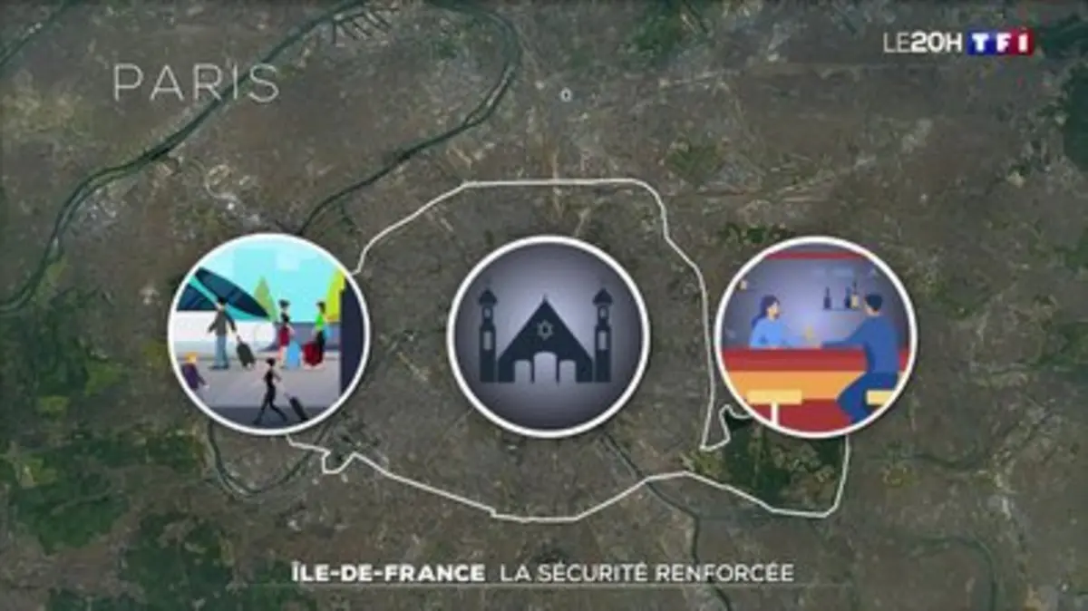 Replay Journal de TF1 du 14/11/2024 : La sécurité renforcée en Île-de-France