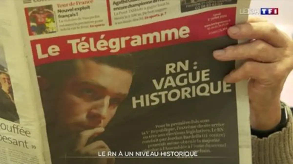 Replay Journal de TF1 du 01/07/2024 : Le RN à un niveau historique