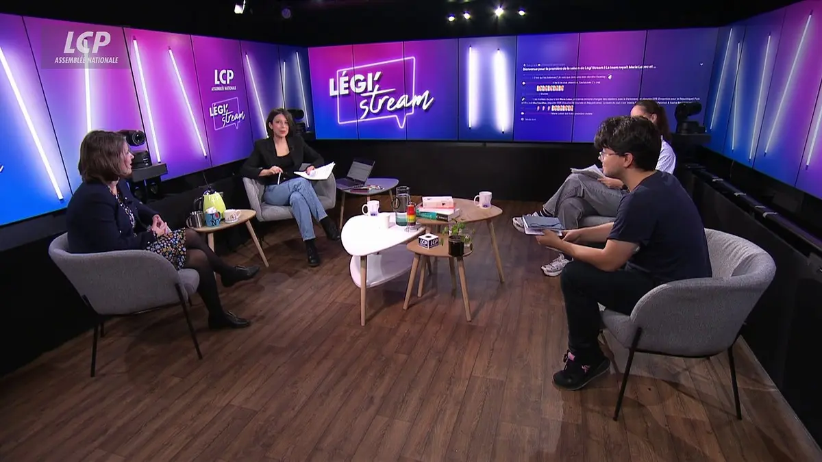 Replay La Chaîne parlementaire du 17/10/2024 : Légi'Stream - Marie Lebec / Elsa Faucillon