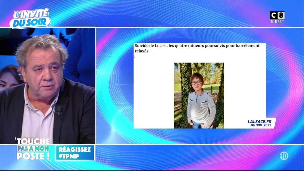 Replay Touche pas à mon poste ! du 07/11/2023 : Les 4 mineurs poursuivis pour harcèlement après ...