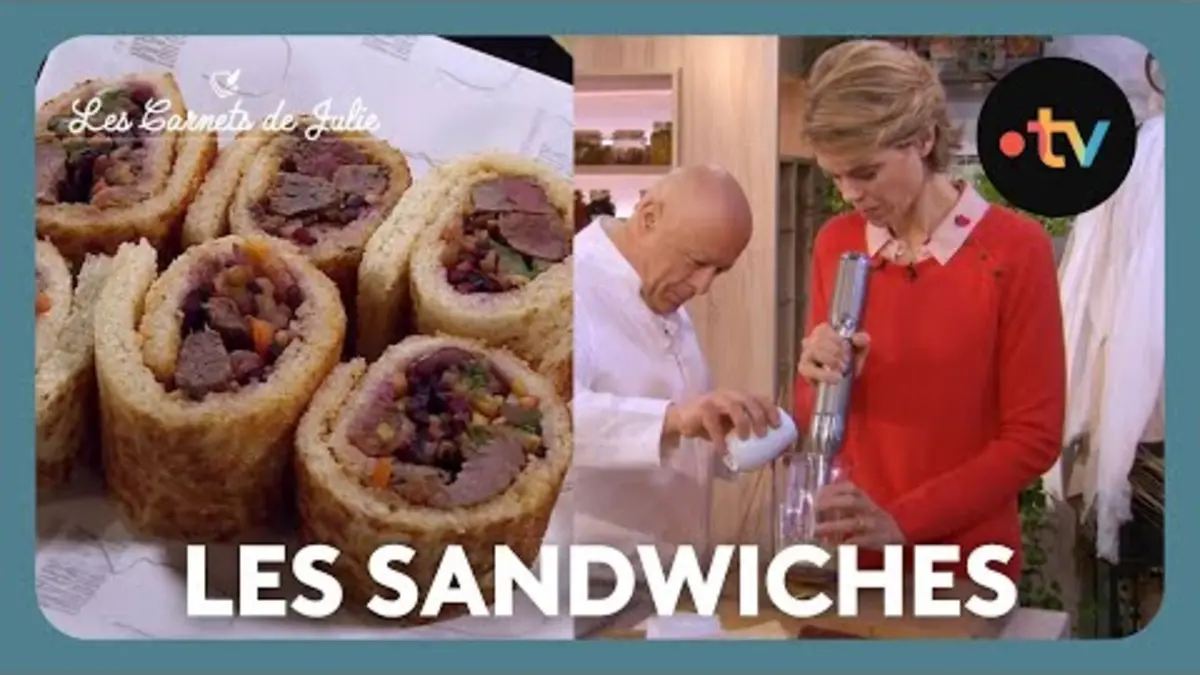Replay Les carnets de Julie du 16/08/2024 : Les sandwiches - Les ...