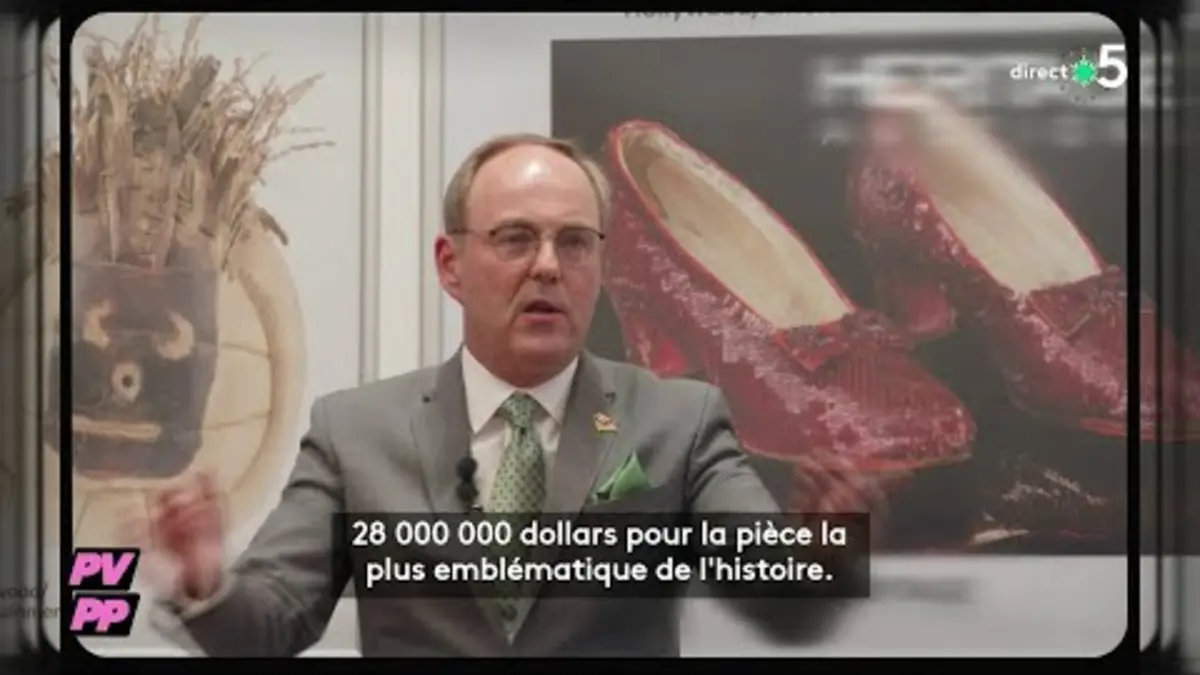 Replay C à vous du 10/12/2024 : Les souliers du « Magicien d’Oz » s ...