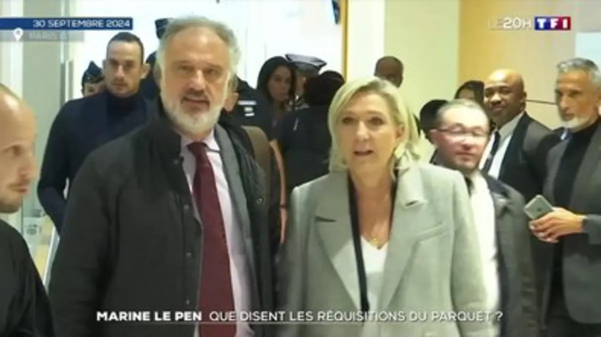 Replay Journal de TF1 du 15/11/2024 : Marine Le Pen : que disent les réquisitions du parquet