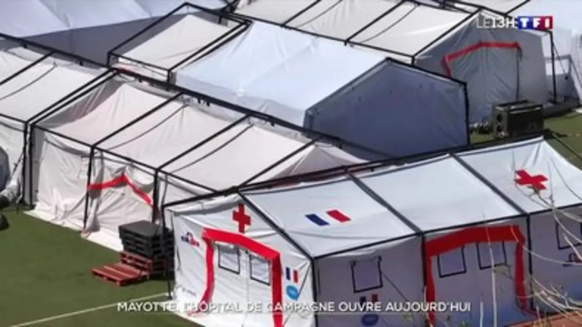 Replay Journal de TF1 du 24/12/2024 : Mayotte : l’hôpital de campagne ouvre aujourd’hui