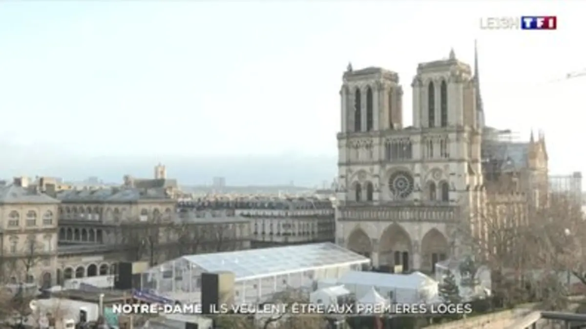 Replay Journal de TF1 du 07/12/2024 : Notre-Dame : ils veulent être aux premières loges