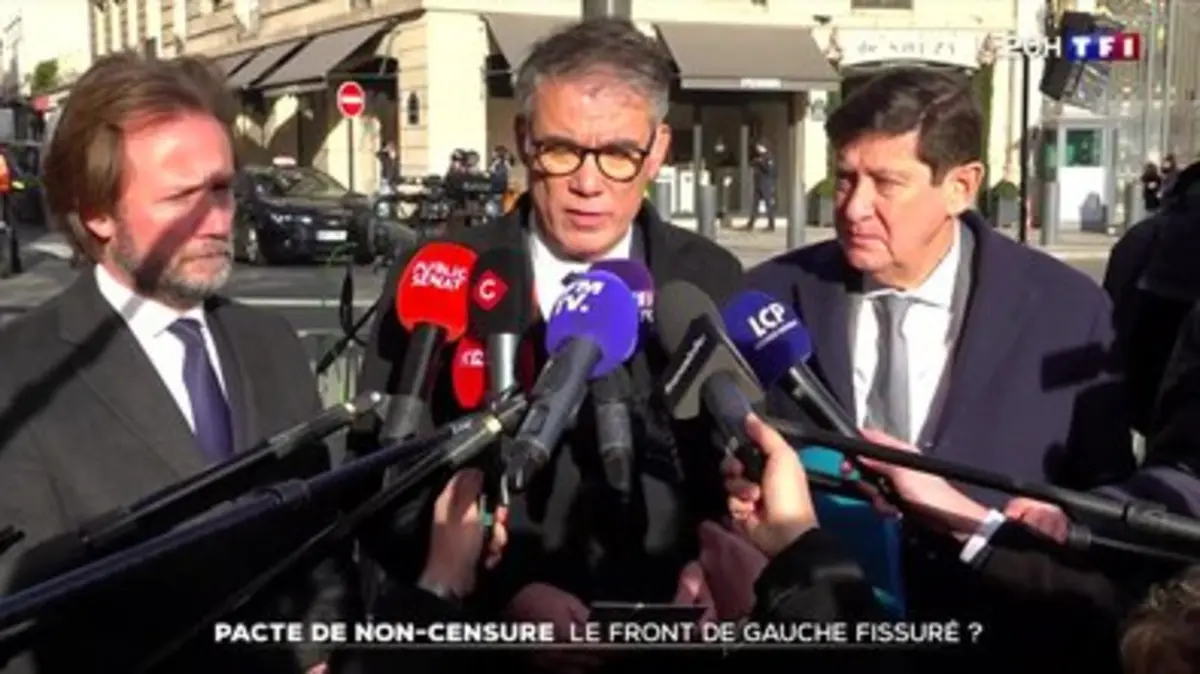 Replay Journal de TF1 du 06/12/2024 : Pacte de non-censure : le front de gauche fissuré