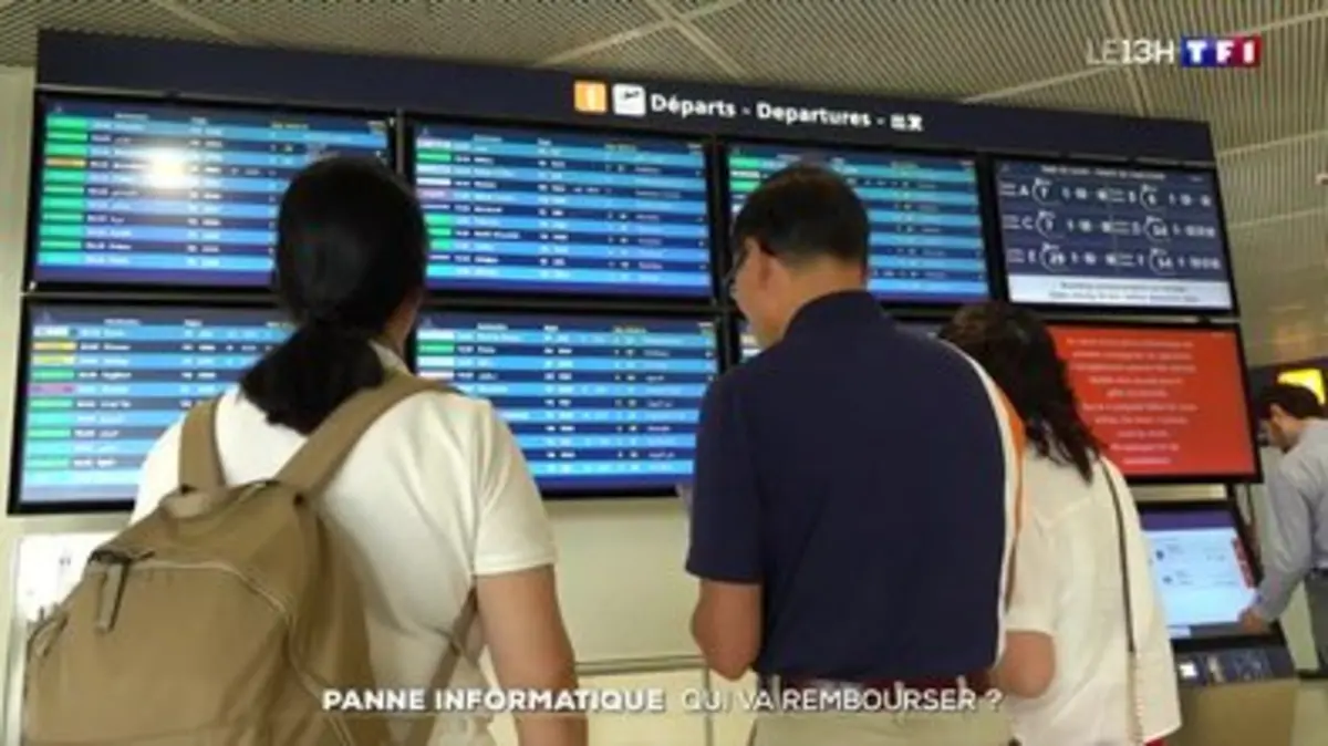 Replay Journal de TF1 du 20/07/2024 : Panne informatique : qui va rembourser