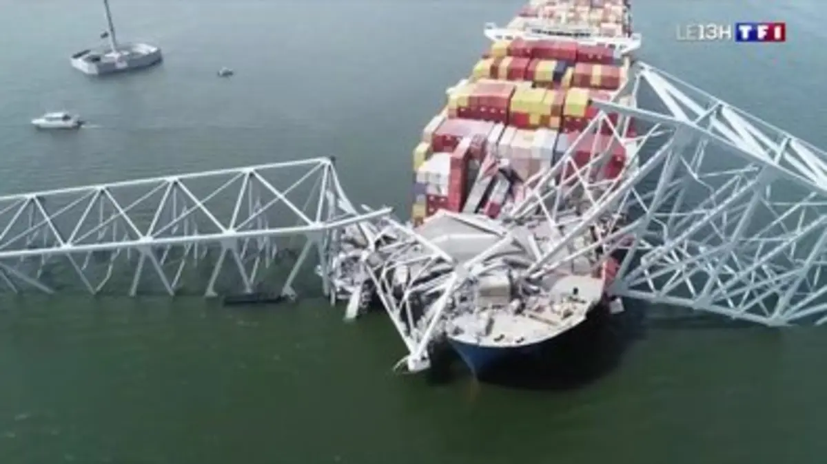 Replay Journal de TF1 du 27/03/2024 : Pont effondré : le scénario de l'accident se précise