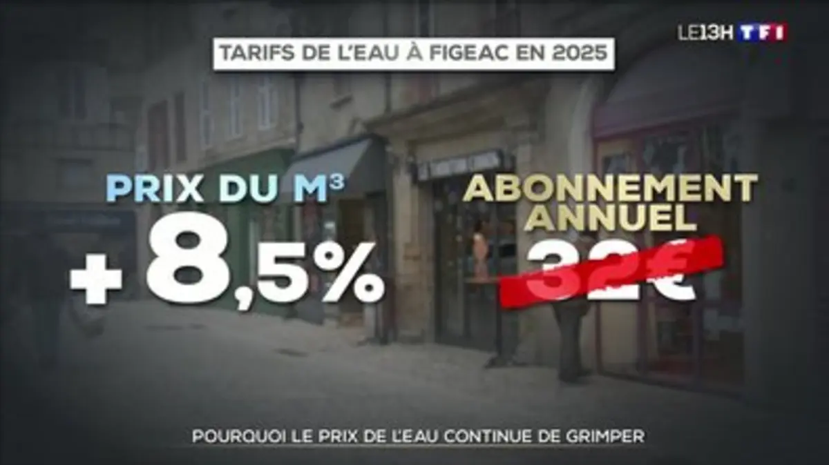Replay Journal de TF1 du 30/12/2024 : Pourquoi le prix de l'eau continue de grimper