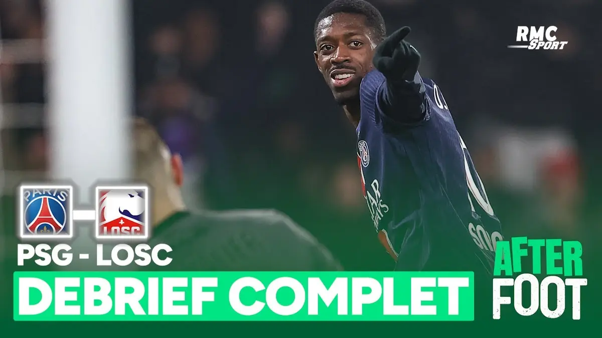 Replay After Foot du 01/03/2025 : PSG 4-1 Losc : Le débrief complet de l’After Foot après le…