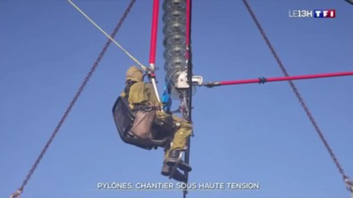Replay Journal de TF1 du 24/10/2024 : Pylônes : chantier sous haute tension