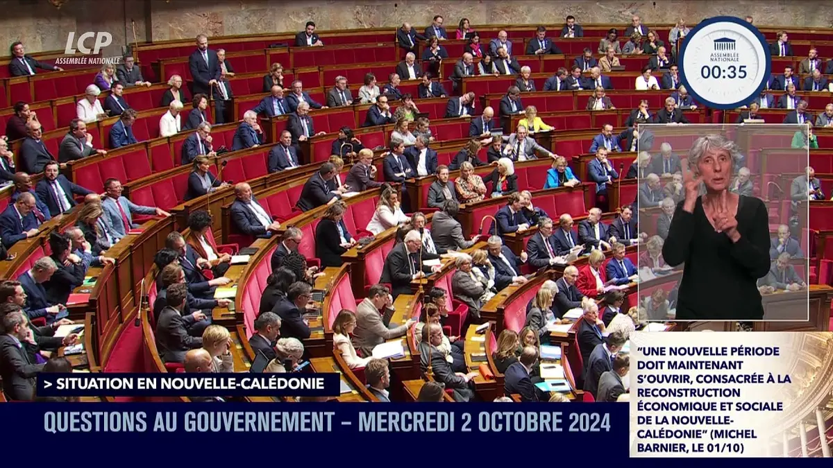 Replay La Chaîne parlementaire du 03/10/2024 : Questions au ...