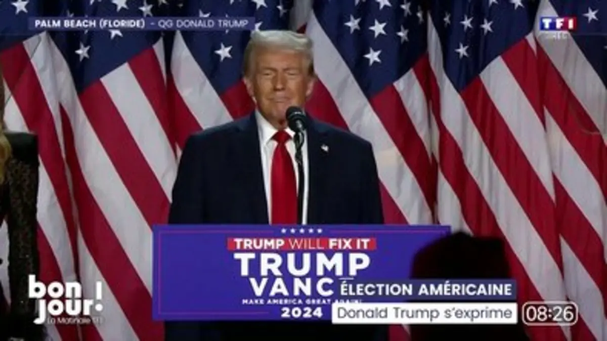 Replay Bonjour ! La Matinale TF1 du 06/11/2024 : "Nous avons écrit l'Histoire" : Donald Trump ...