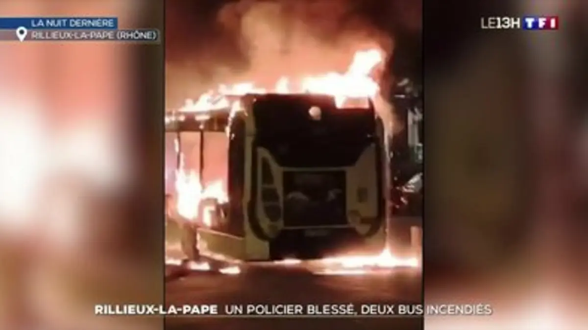 Replay Journal de TF1 du 02/11/2024 : Rillieux-la-Pape : un policier blessé, deux bus incendiés