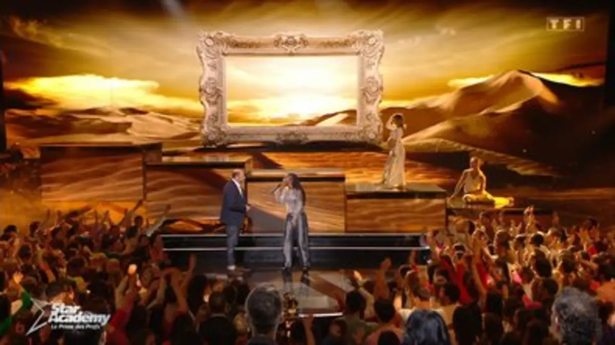 Replay Star Academy du 13/12/2024 : Star Academy 2024 - Ebony et Kad Mérad chantent "Et un jour ...