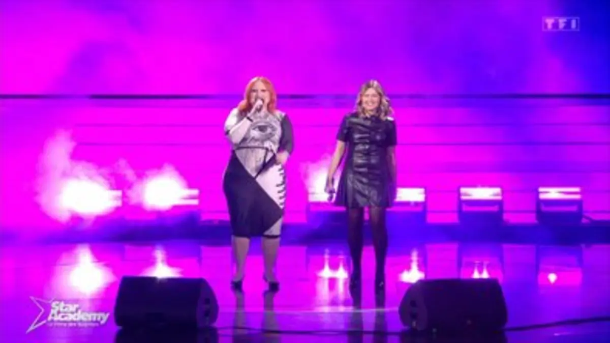 Replay Star Academy du 15/11/2024 : Star Academy 2024 - Marine et Beth Ditto chantent "Heavy cross"
