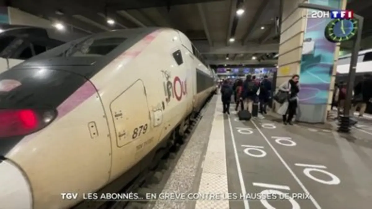Replay Journal de TF1 du 07/02/2024 : TGV : les abonnés... en grève contre les hausses de prix