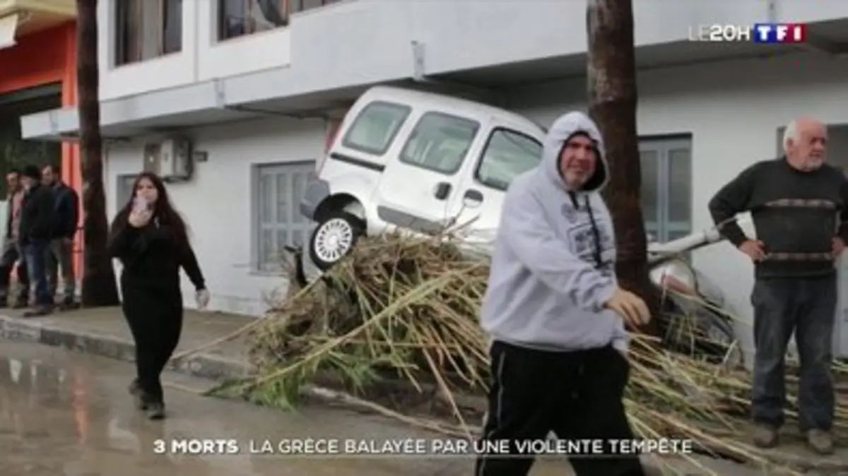 Replay Journal de TF1 du 02/12/2024 : Trois morts : la Grèce balayée par une violente tempête