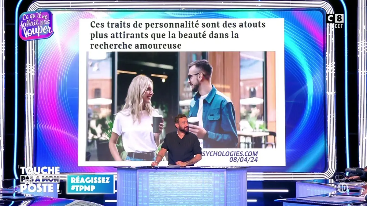 Replay Touche pas à mon poste ! du 19/04/2024 : Une étude montre les traits de caractère les ...