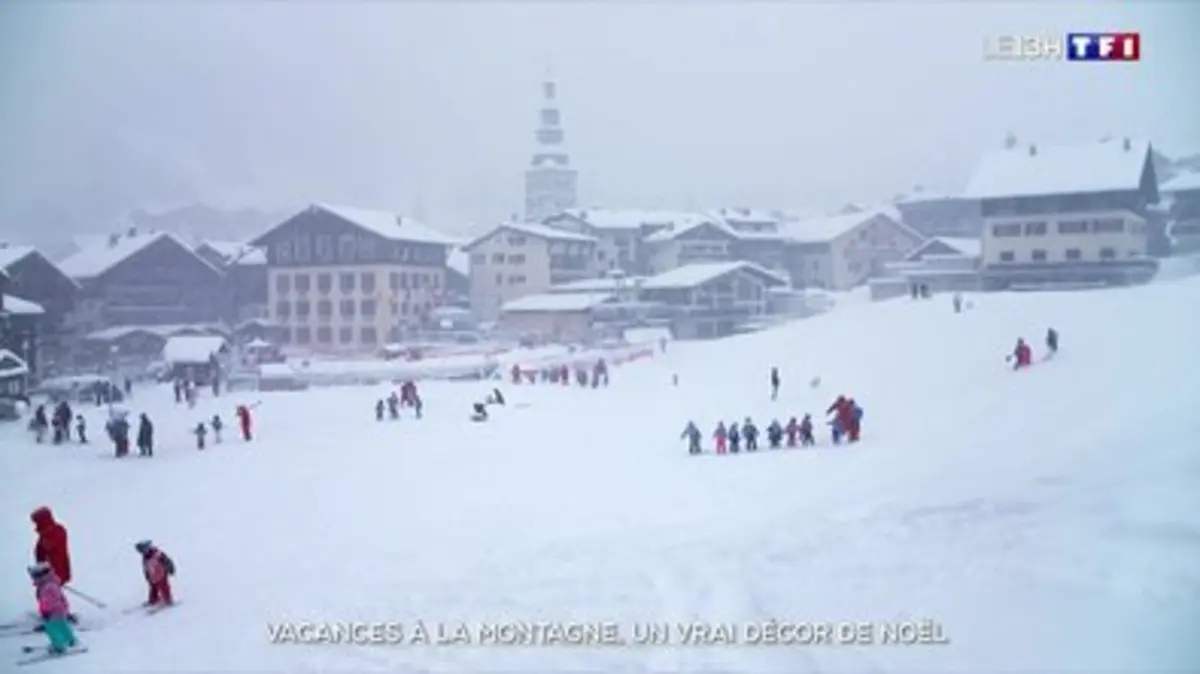 Replay Journal de TF1 du 23/12/2024 : Vacances à la montagne : un vrai décor de Noël