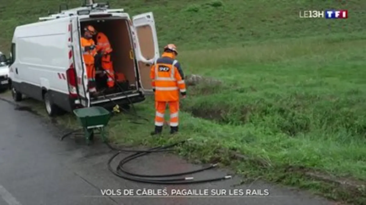 Replay Journal de TF1 du 04/09/2024 : Vols de câbles : pagaille sur les ...